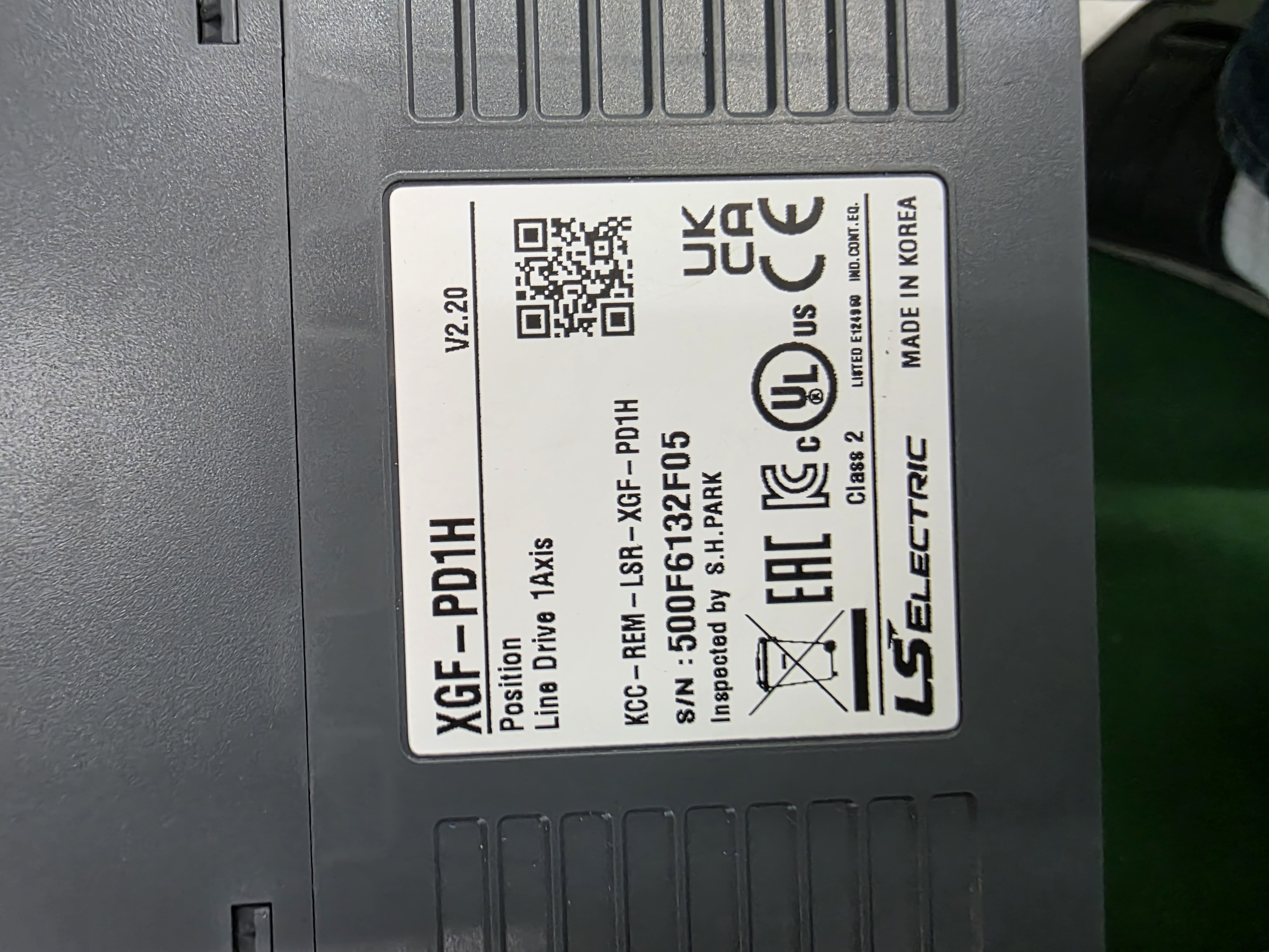 Solution Square : XGF-PD1H 원점복귀 문제