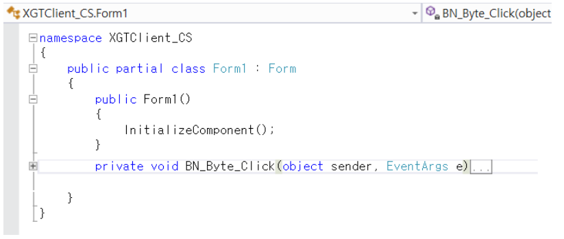 Solution Square : XGI를 이용한 PLC-PC간 통신 라이브러리 설정
