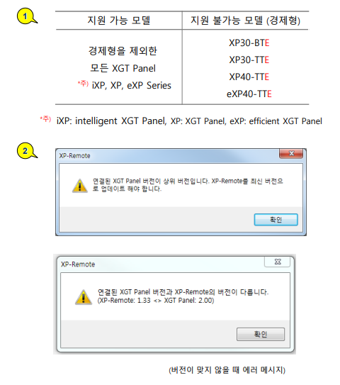 Solution Square : XP-Remote를 이용한 원격 조작 방법