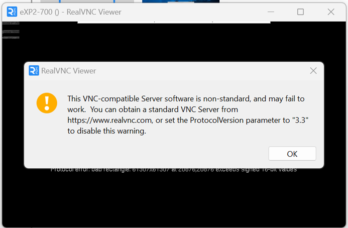 Solution Square : Using RealVNC with LS HMI