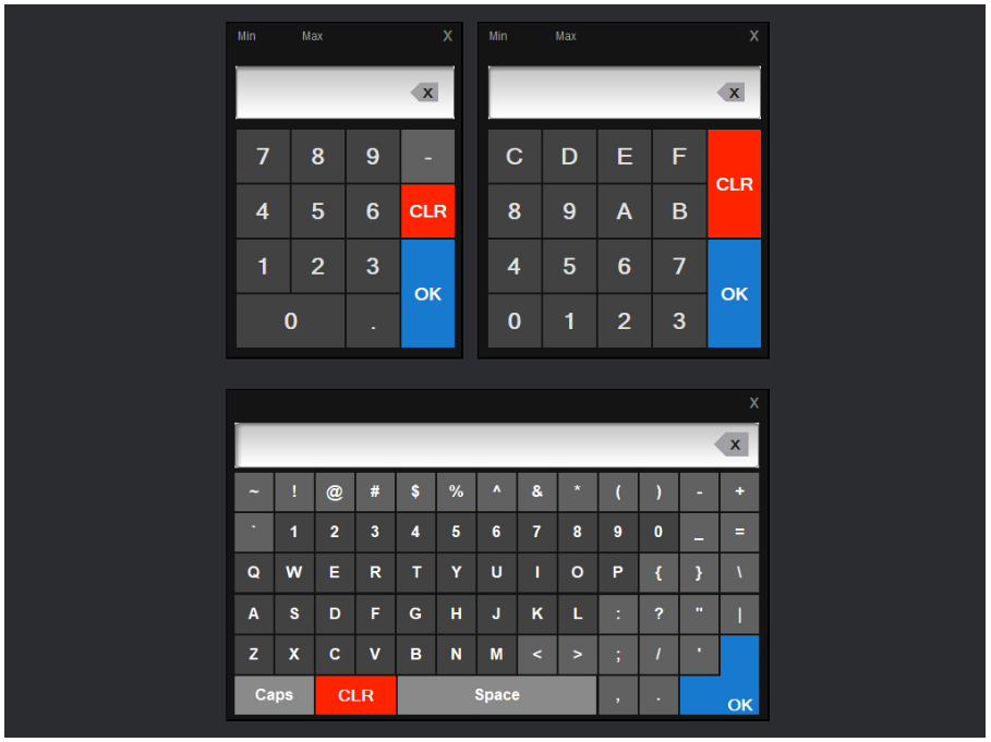 Solution Square : HMI DARK GREY Theme1 Template