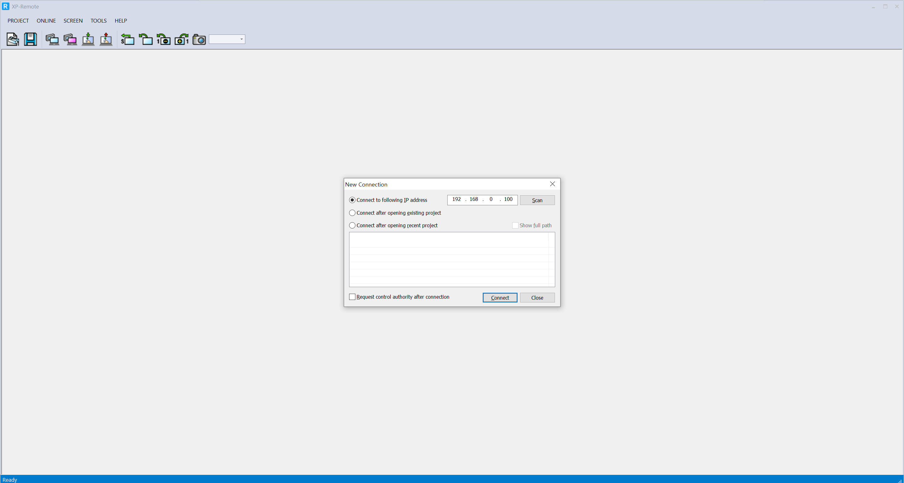Solution Square : XGT PANEL Remote Monitoring and Control (VNC, XP-Remote)