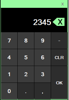 Solution Square : Keypad Screen Template