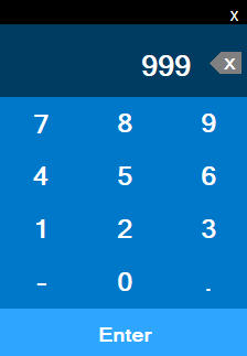 Solution Square : Keypad Screen Template