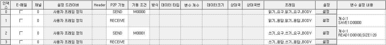 Solution Square : LS PLC Ethernet 사용자 프레임 정의 (MC 프로토콜)