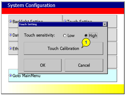Solution Square : XP, eXP, iXP Touch Calibration 설정 방법