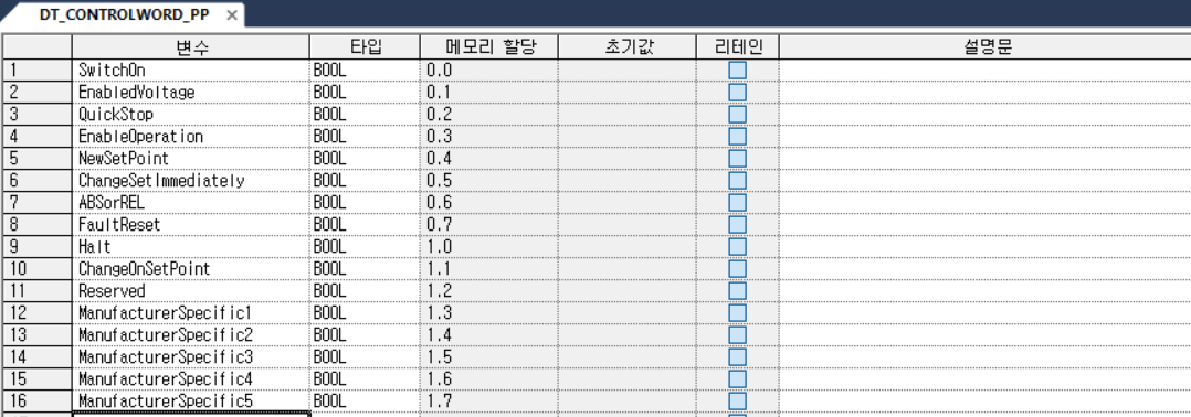 Solution Square : XMC Profile Position Mode 예제