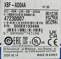 Solution Square : XBF-AD04A 카드 버전에 따른 4~20mA 입력값 편차에 대한 문의