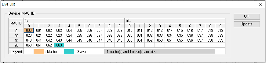Solution Square : Devicenet Slave 국번이 변경 안되는 경우 해결방법이 있나요?